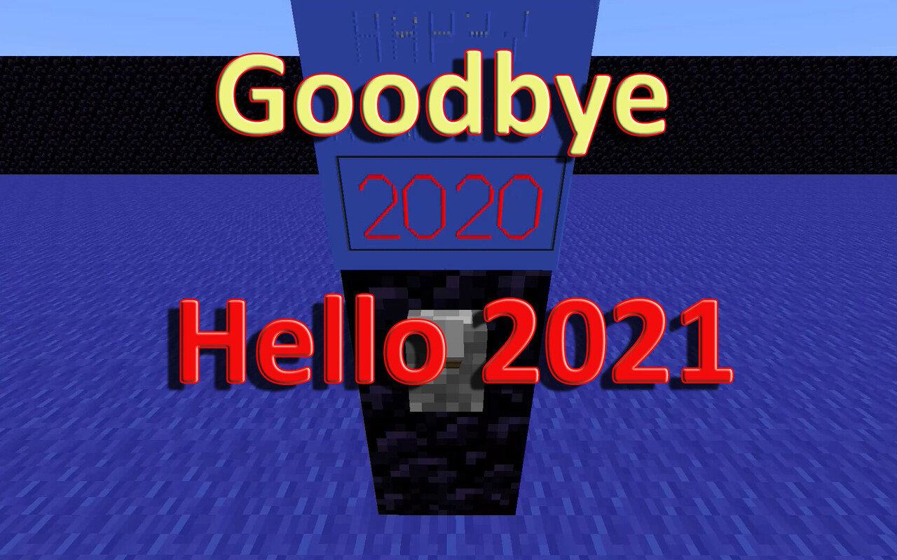 Saying Goodbye to 2020 in Style Minecraft Map