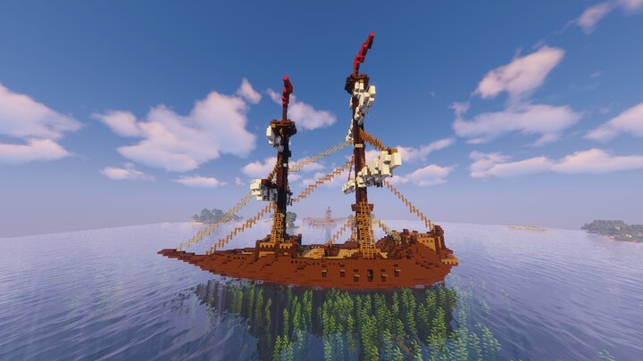 Wooden Cargo Ship [SCHEMATIC] Minecraft Map