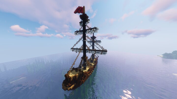 Wooden Cargo Ship [SCHEMATIC] Minecraft Map