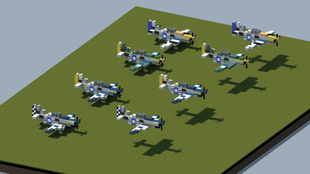 North American P-51 Mustang [With download] Minecraft Map