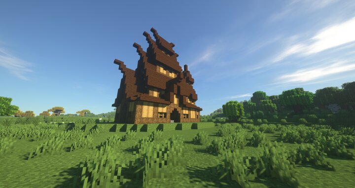 Stave Church Minecraft Map