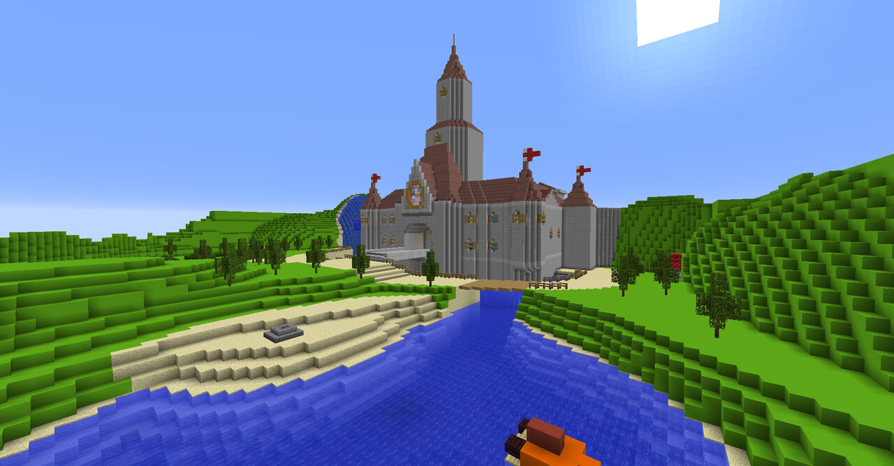 Peach's Castle (Mario 64) Minecraft Map