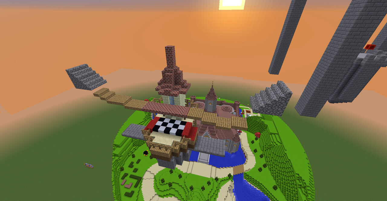 Peach's Castle (Mario 64) Minecraft Map