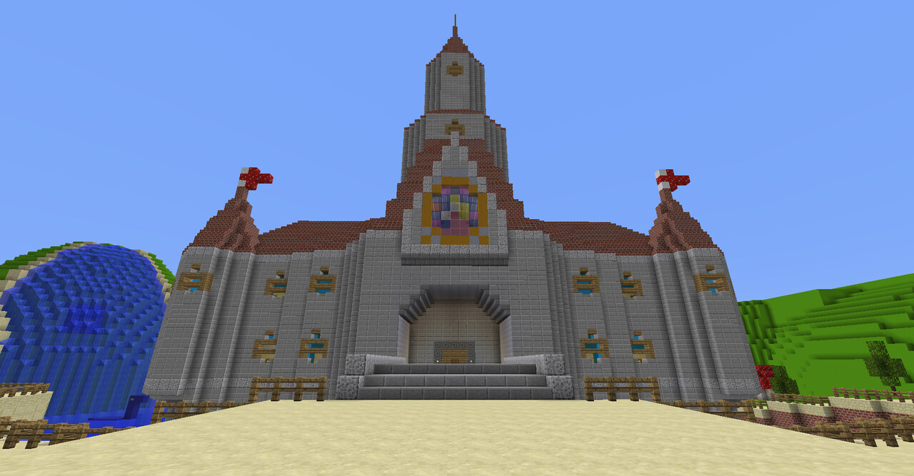Peach's Castle (Mario 64) Minecraft Map
