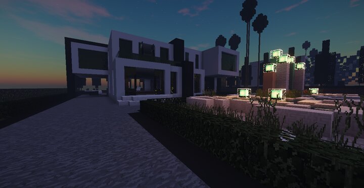 Modern Mansion #1 + Schematics Minecraft Map