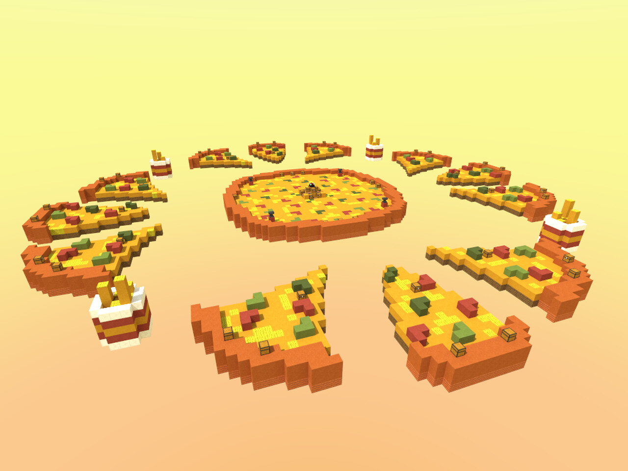 Skywars - Pizza Minecraft Map