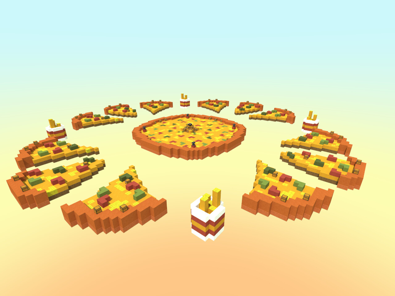 Skywars - Pizza Minecraft Map