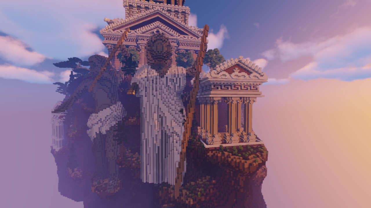 Olympian Skyblock Spawn Minecraft Map