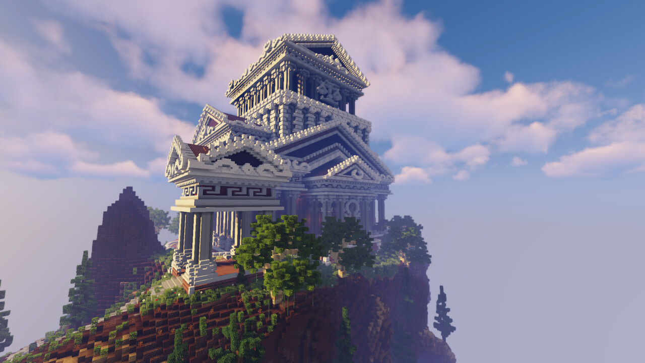 Olympian Skyblock Spawn Minecraft Map