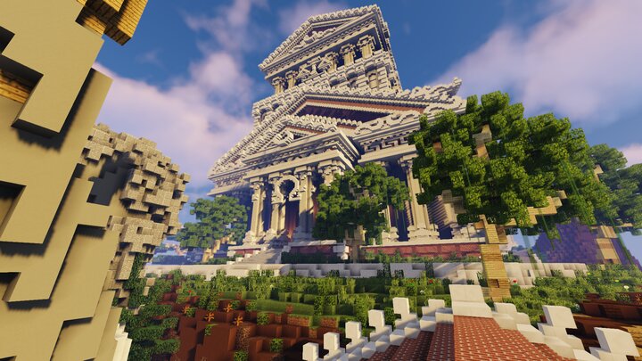 Olympian Skyblock Spawn Minecraft Map