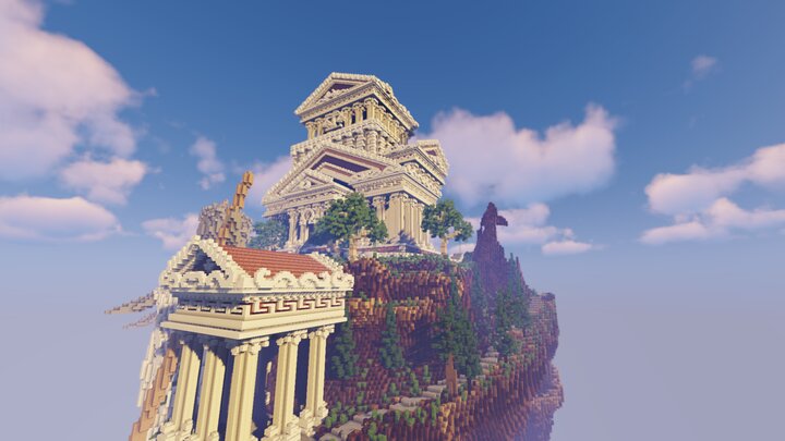 Olympian Skyblock Spawn Minecraft Map