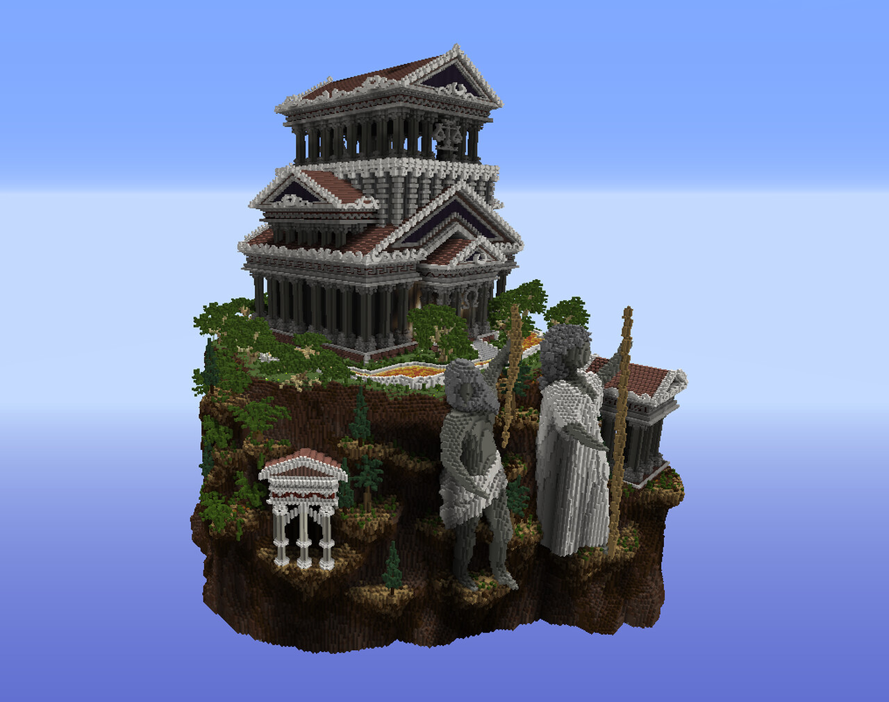 Olympian Skyblock Spawn Minecraft Map