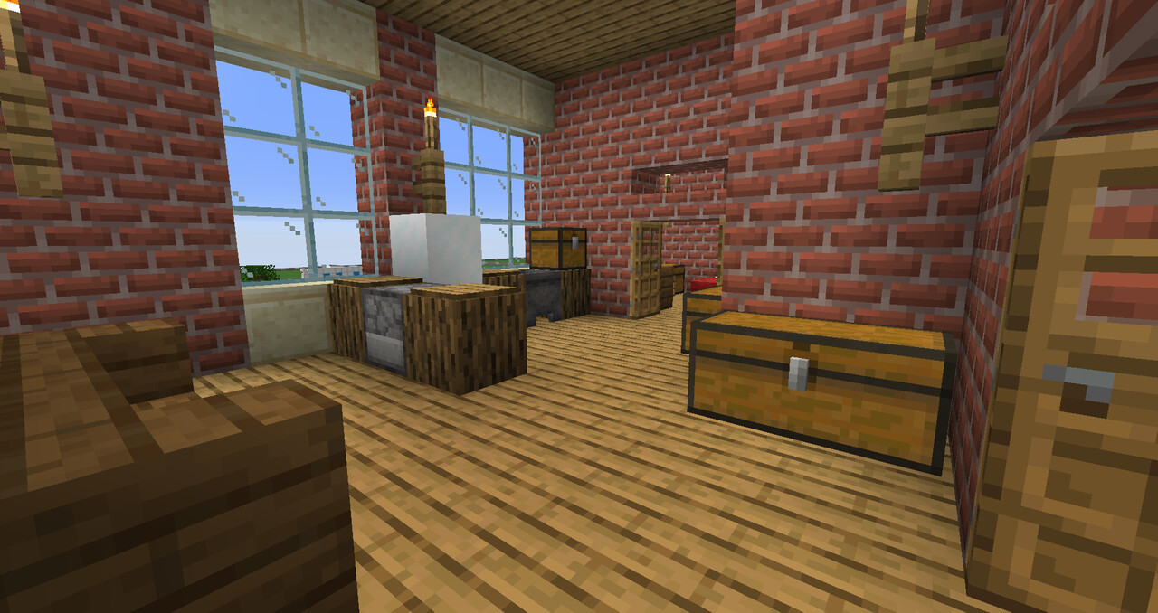 Small Apartment Building Minecraft Map