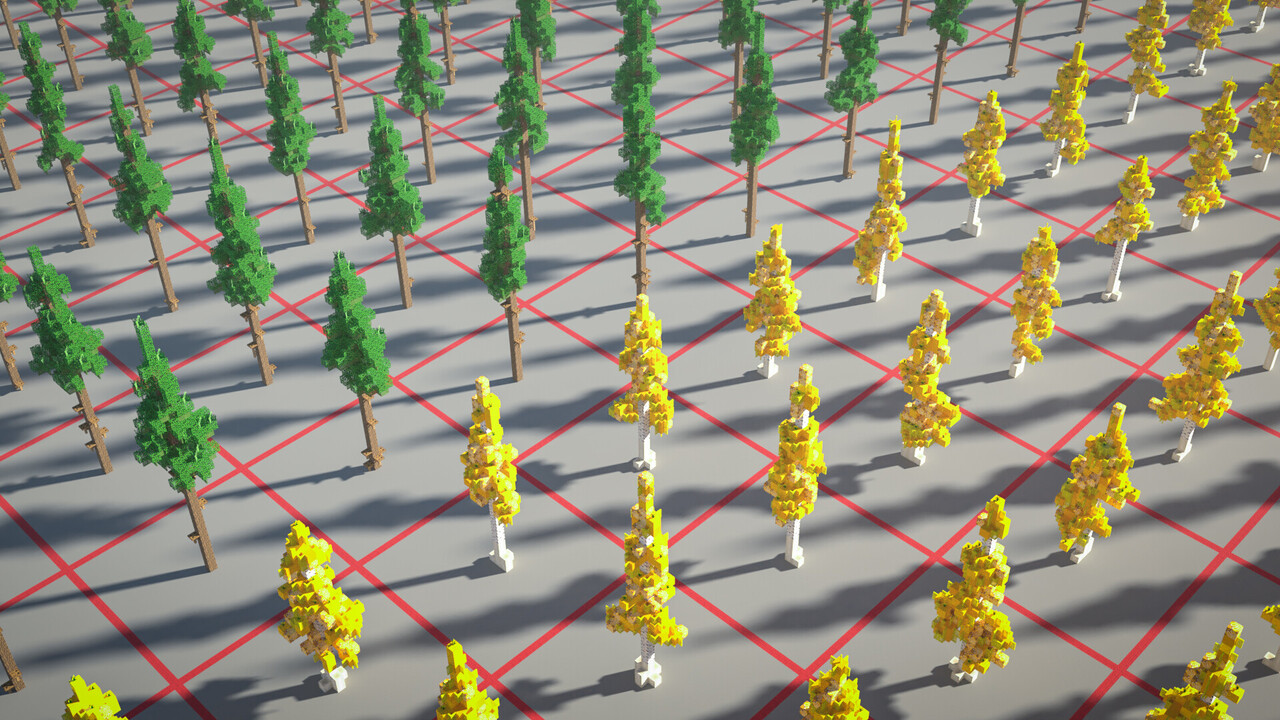 1k Pine Trees Minecraft Map