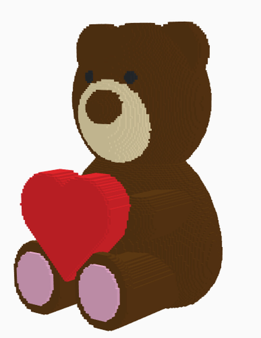 Bär mit Herz Minecraft Map