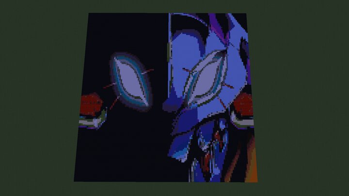 EVA Unit-01 Map Art Minecraft Map