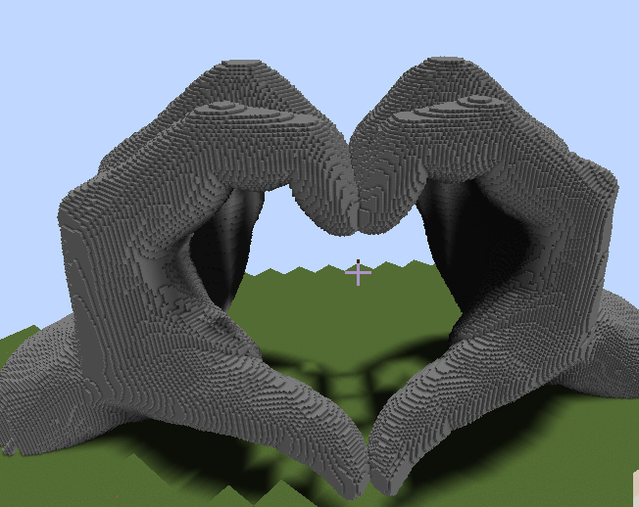 Heart Hands Minecraft Map