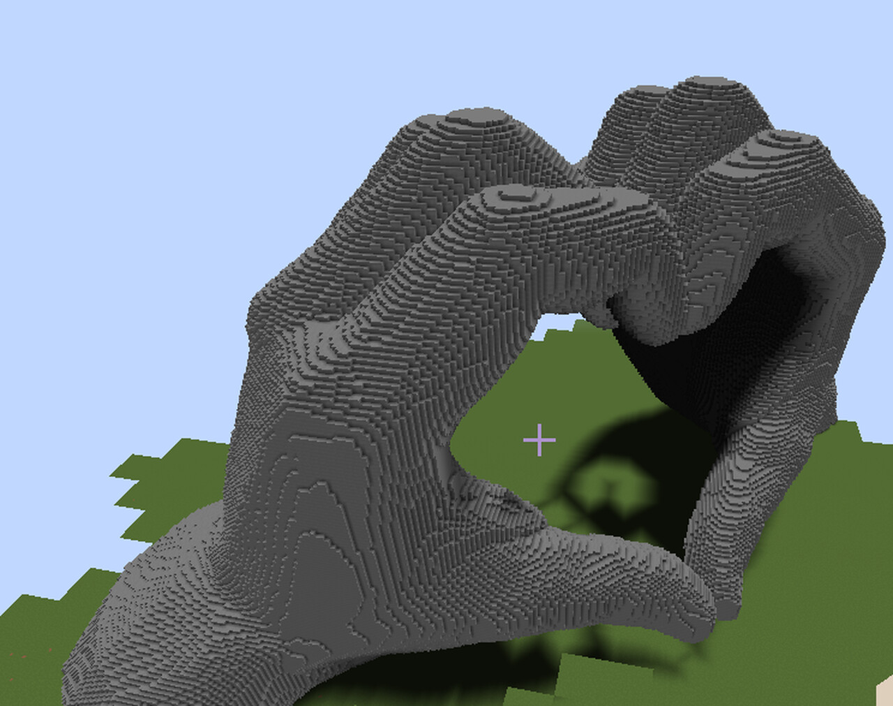 Heart Hands Minecraft Map