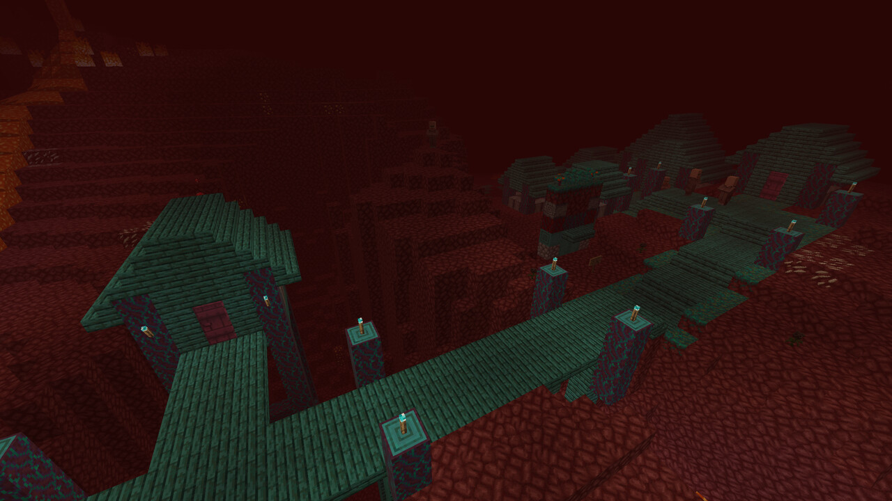 Nether village Minecraft Map