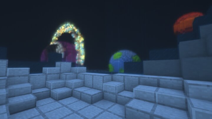 Spacecraft In the Galaxy Minecraft Map