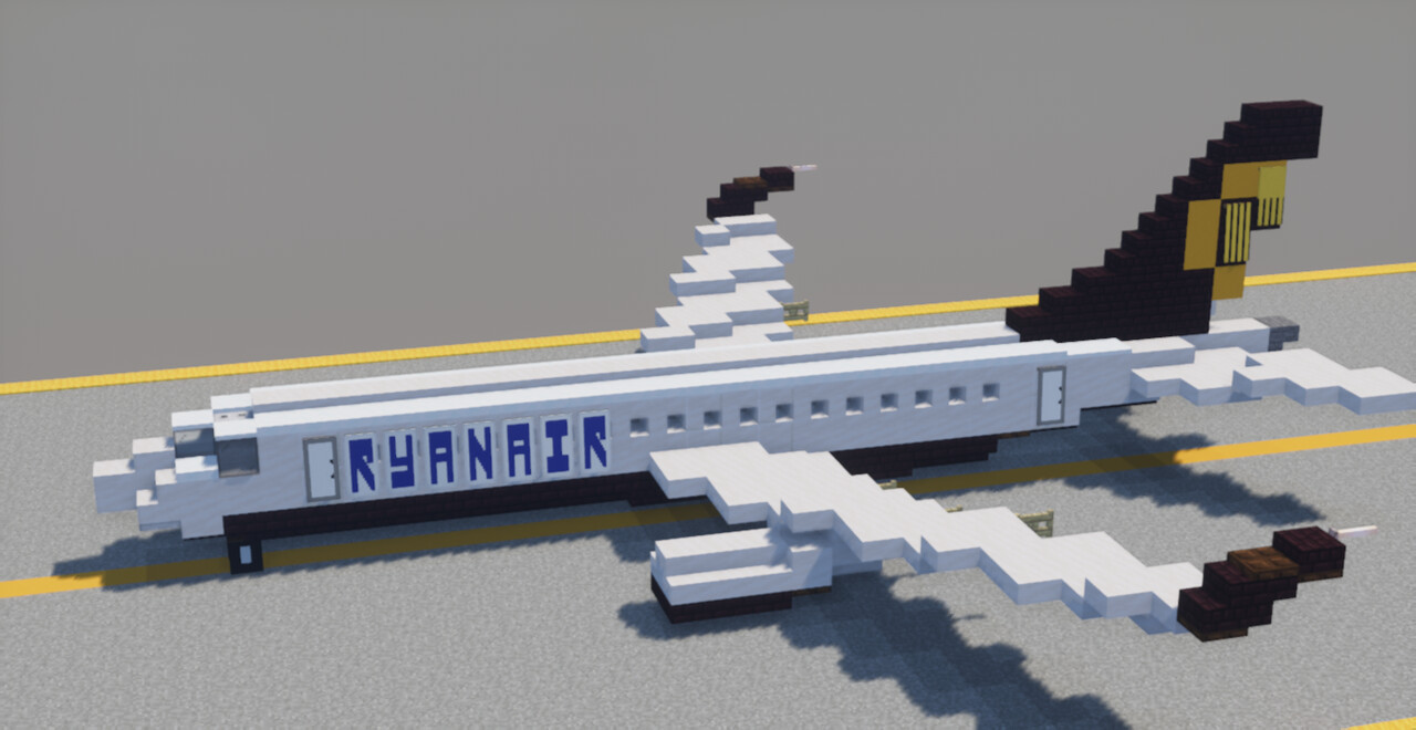 Boeing 737-6,7,8,9 RYANAIR [1:1] Minecraft Map