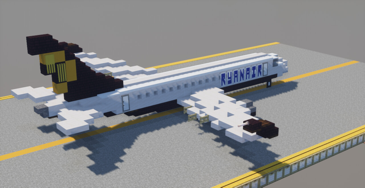 Boeing 737-6,7,8,9 RYANAIR [1:1] Minecraft Map