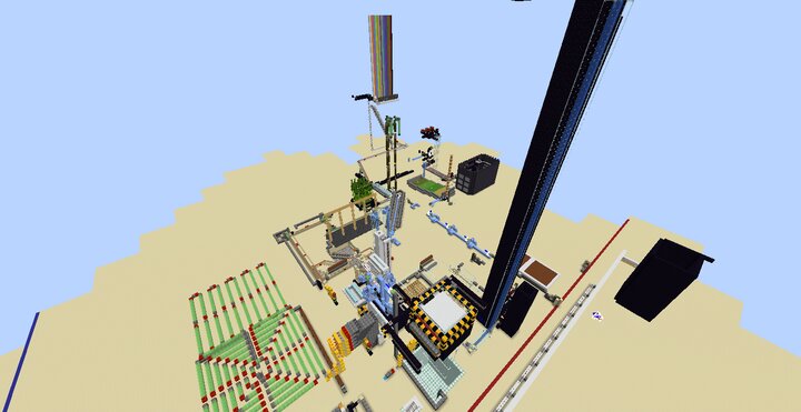 The Longest Useless Machine in Minecraft version 1.2 Minecraft Map