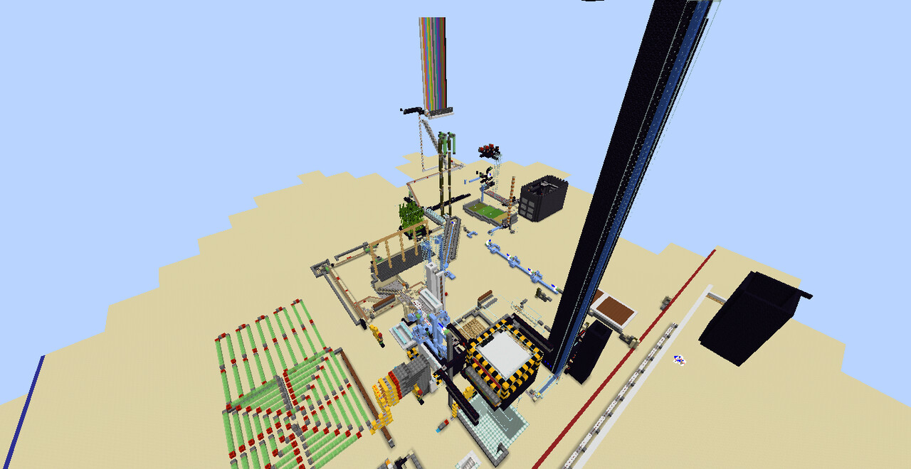 The Longest Useless Machine in Minecraft version 1.2 Minecraft Map