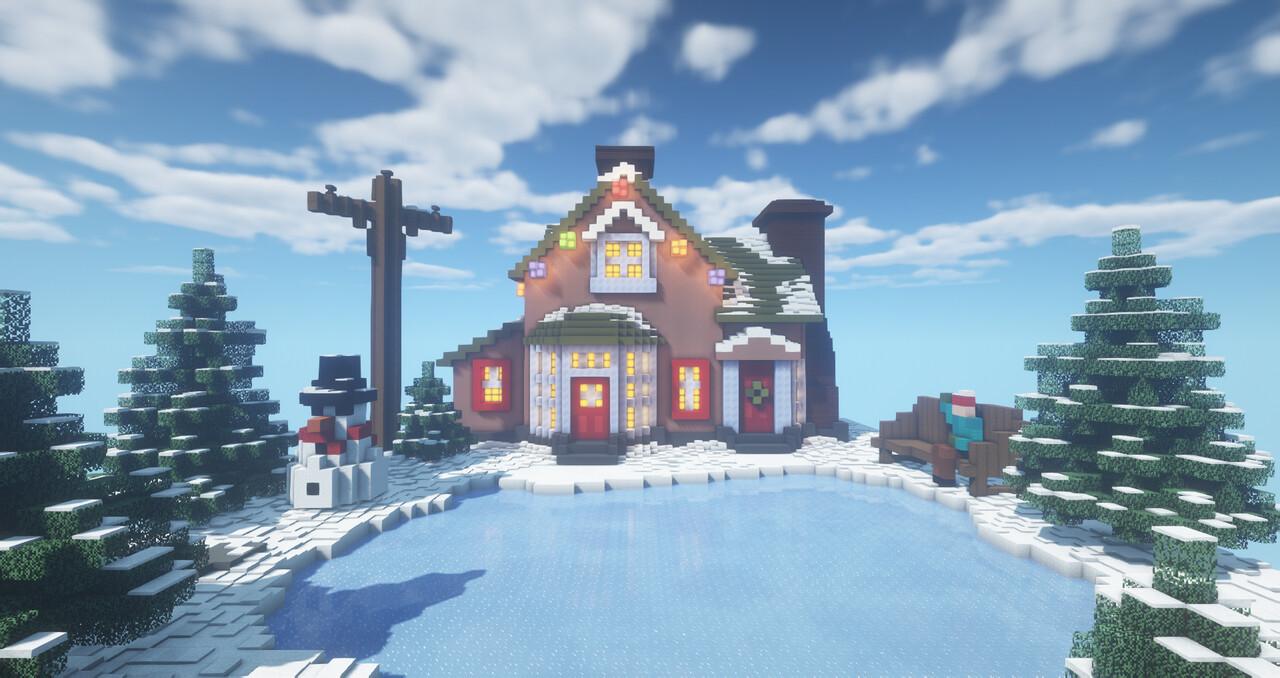 Christmas house final version Minecraft Map