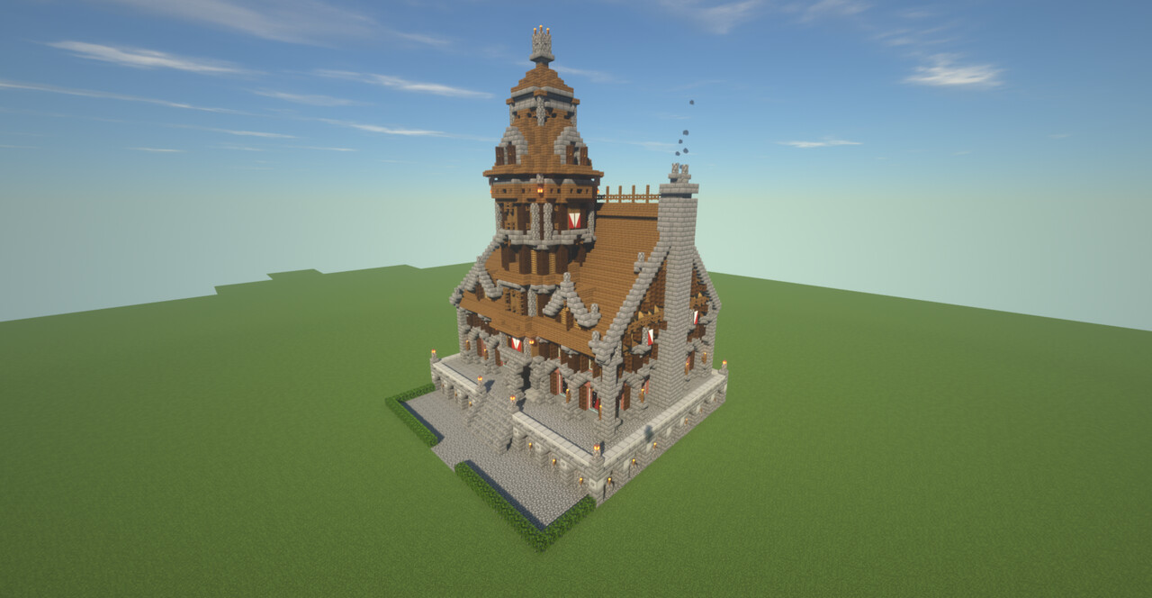 Medieval Townhall | MarnixMcSwag Minecraft Map