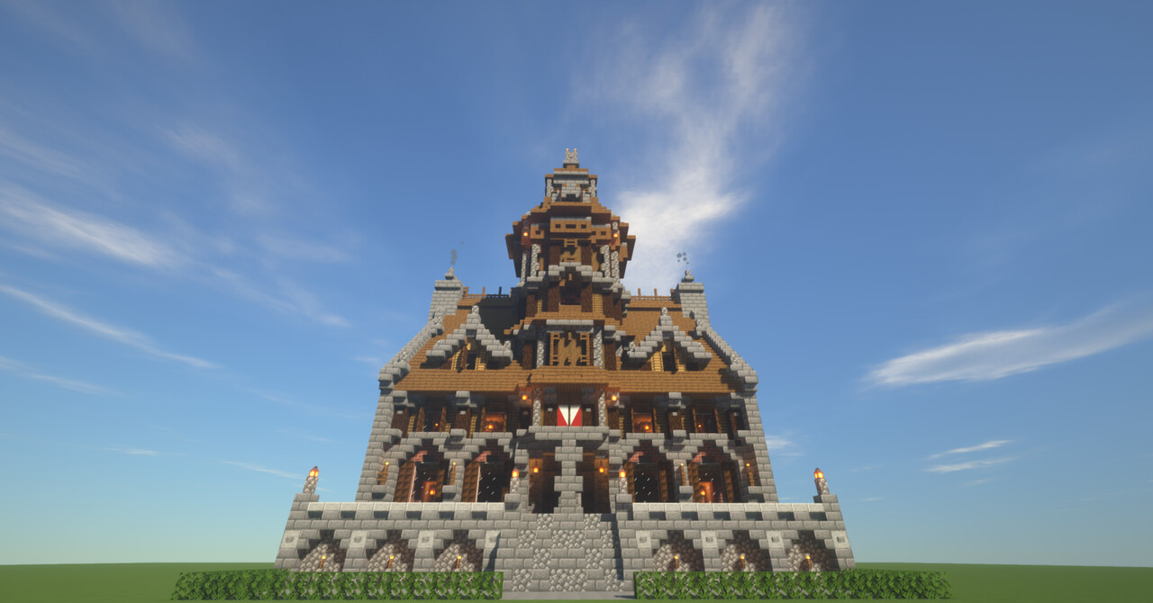 Medieval Townhall | MarnixMcSwag Minecraft Map