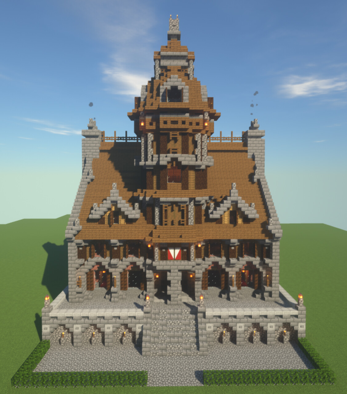 Medieval Townhall | MarnixMcSwag Minecraft Map