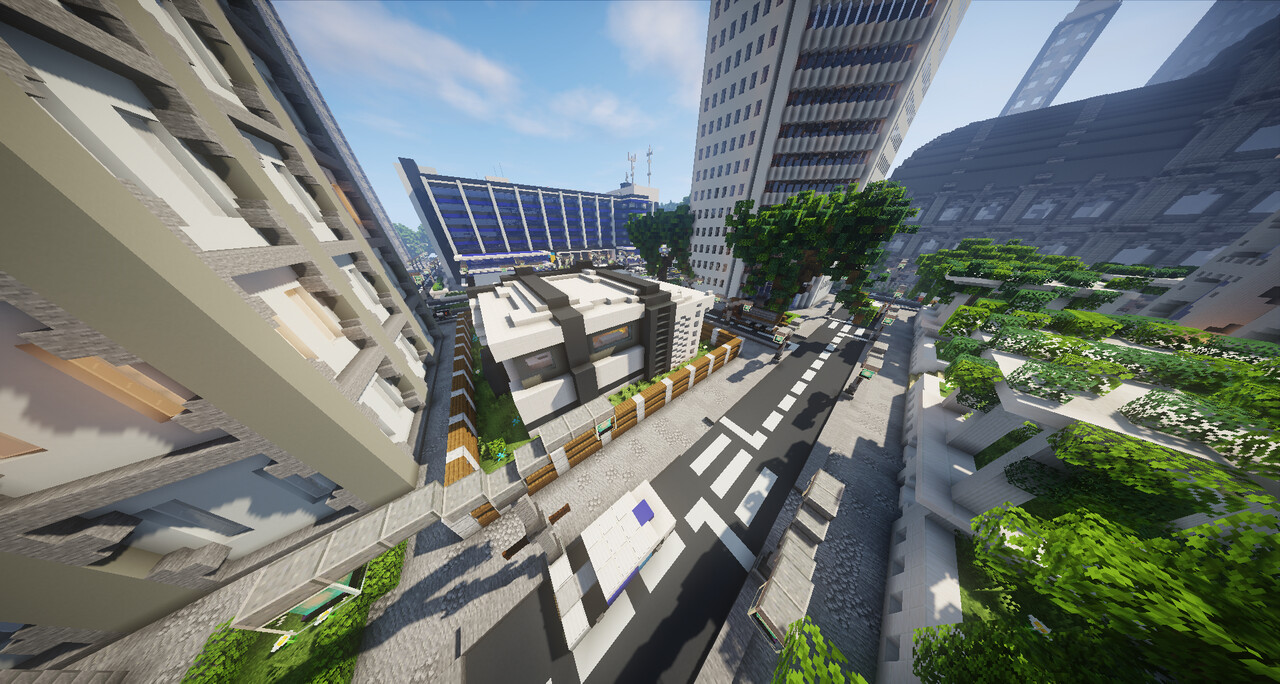 ⭐ EXCLUSIVE ⭐ Modern City - AliensBuilds 🌇 Minecraft Map
