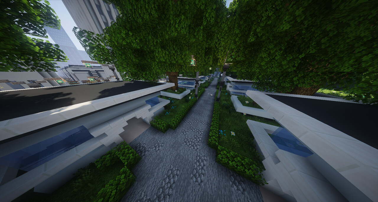 ⭐ EXCLUSIVE ⭐ Modern City - AliensBuilds 🌇 Minecraft Map