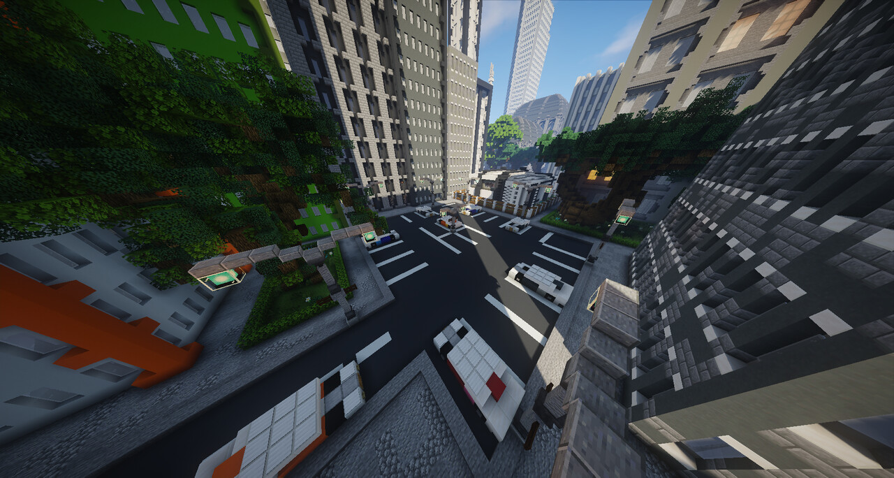 ⭐ EXCLUSIVE ⭐ Modern City - AliensBuilds 🌇 Minecraft Map
