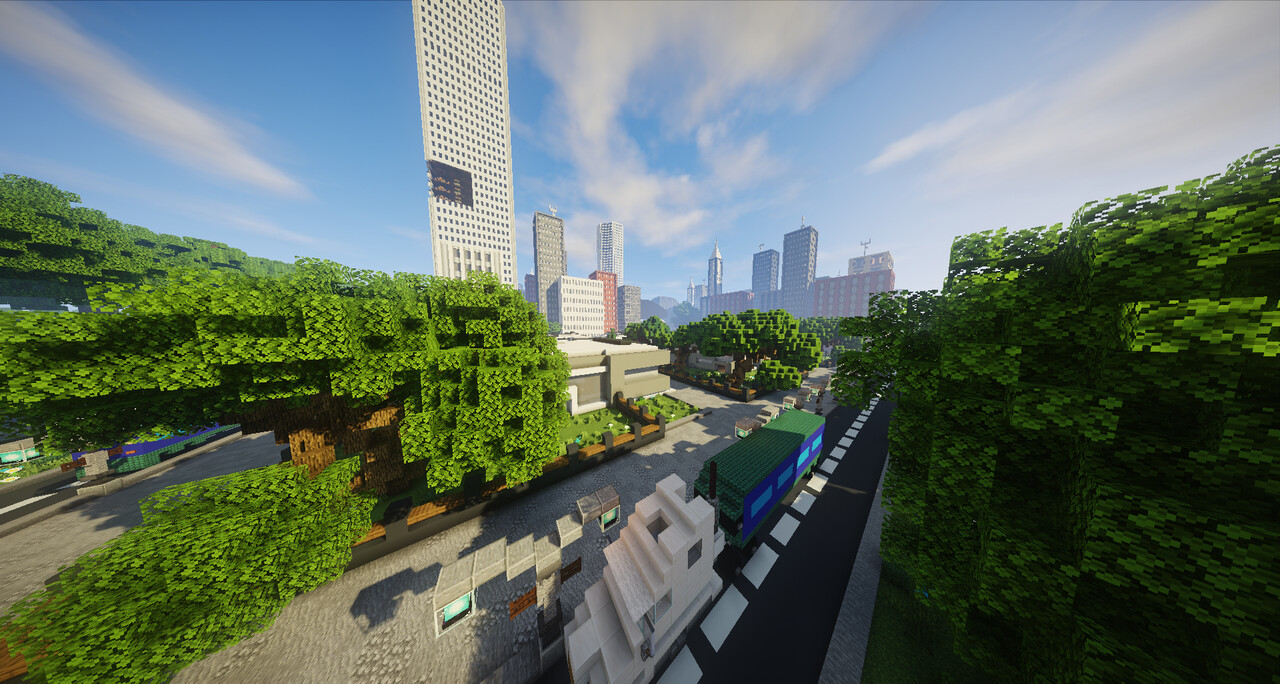 ⭐ EXCLUSIVE ⭐ Modern City - AliensBuilds 🌇 Minecraft Map