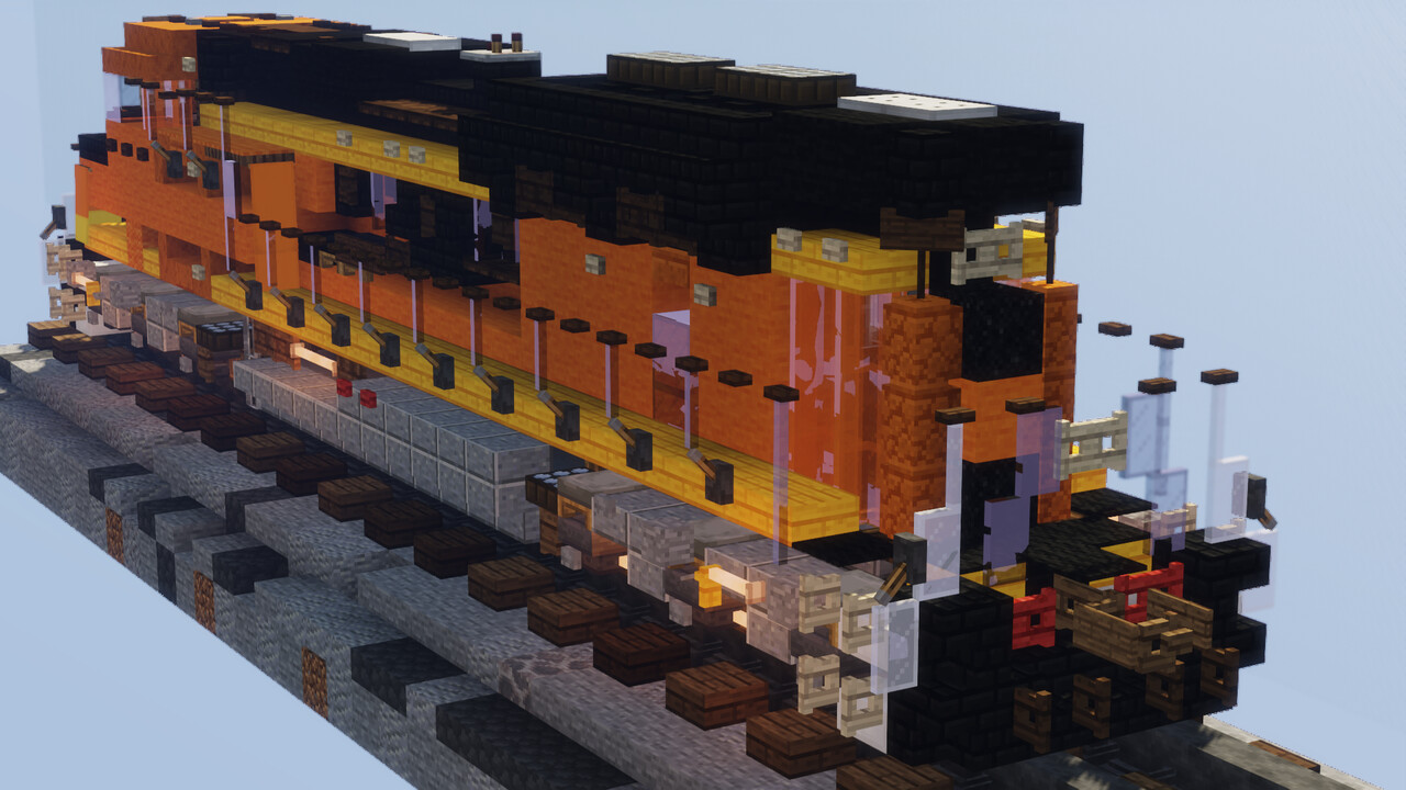 1.5:1 BNSF EMD SD70ACe-P4 Minecraft Map