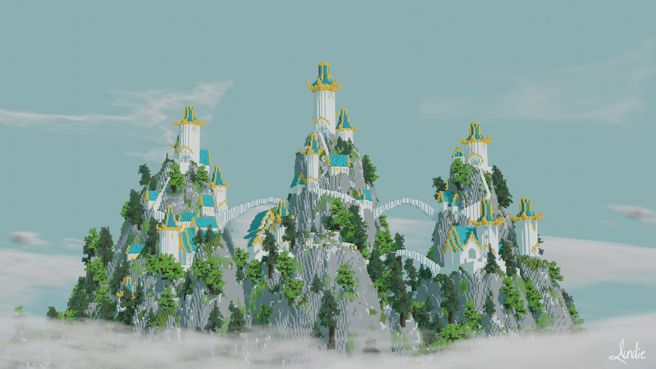 The Eastern Air Temple (Bedrock & Java Download!) Minecraft Map