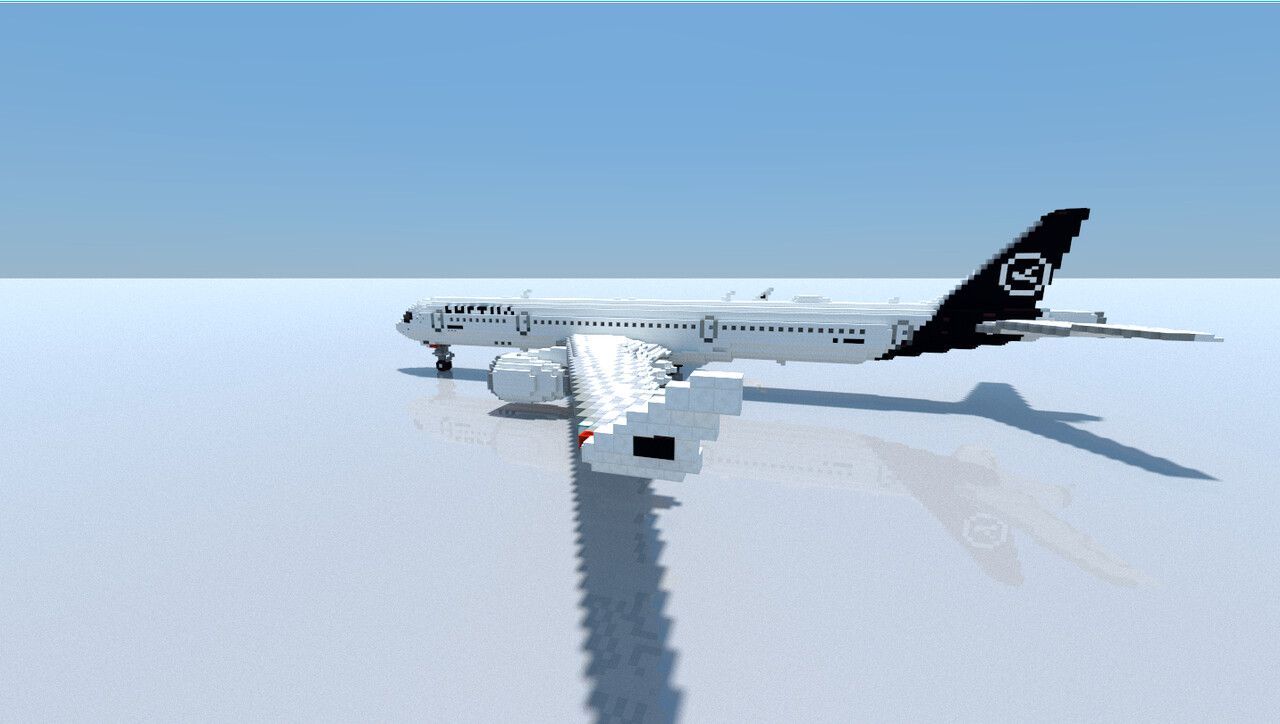 Airbus A350-900 Lufthansa [+Download] [C] Minecraft Map