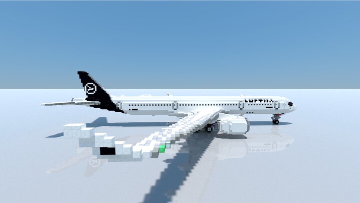 Airbus A350-900 Lufthansa [+Download] [C] Minecraft Map
