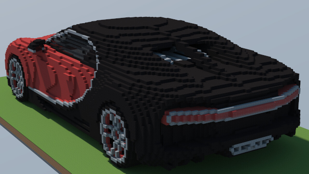 Bugatti Chiron (2 in 1) Minecraft Map
