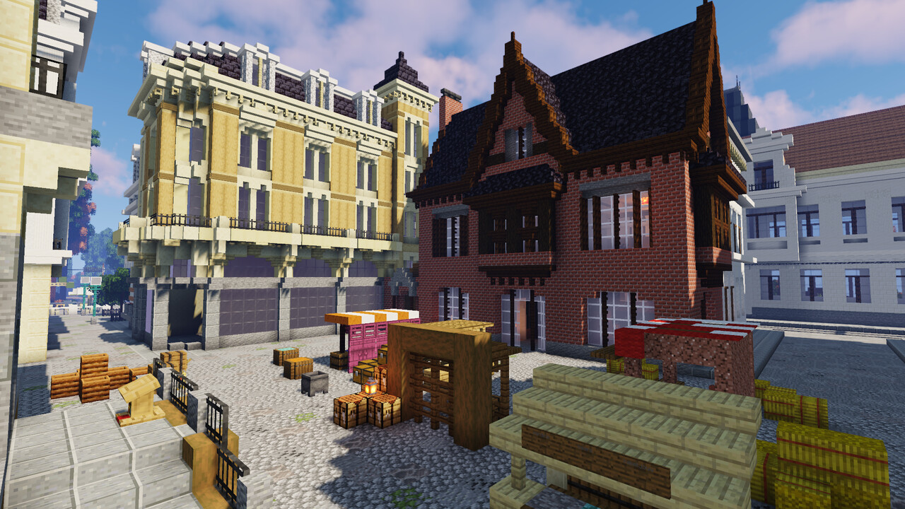Flemish Minecraft town Minecraft Map