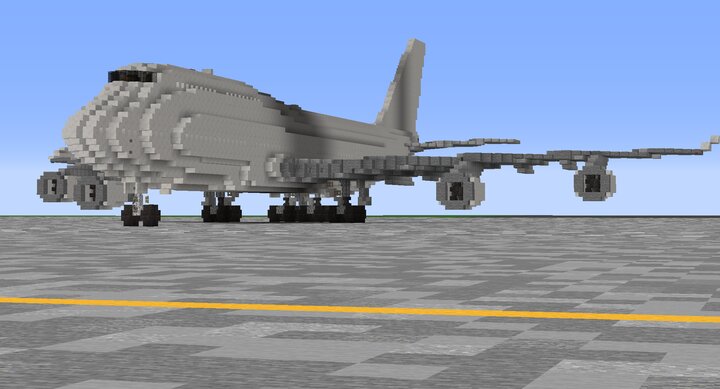 Boeing 747-400 (1.5:1 Scale) Minecraft Map