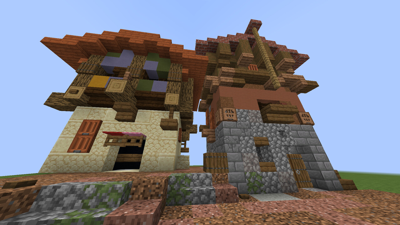 Medieval Minecraft | City Houses Minecraft Map
