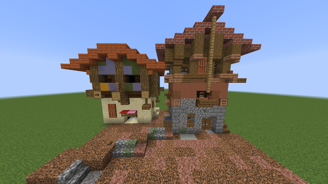 Medieval Minecraft | City Houses Minecraft Map