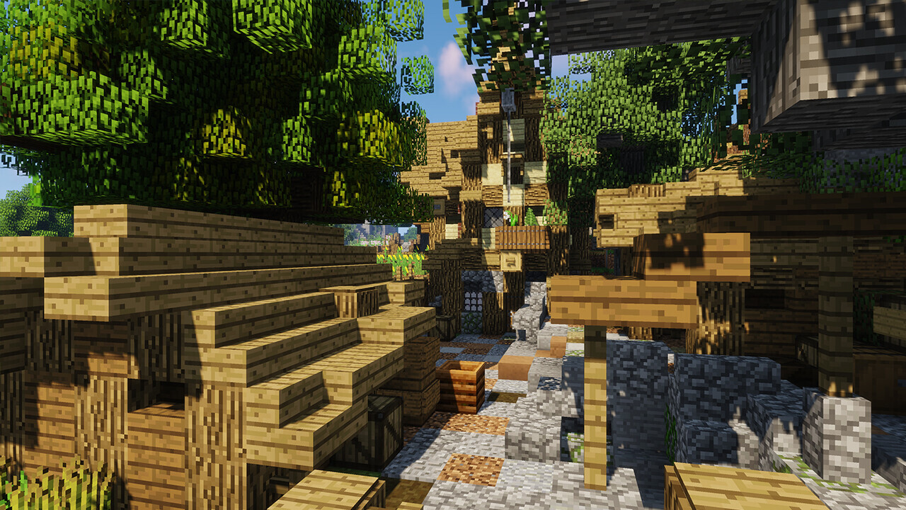 Castle and Medieval Farms (+Download) Minecraft Map