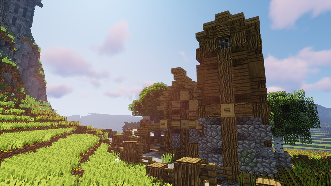 Castle and Medieval Farms (+Download) Minecraft Map