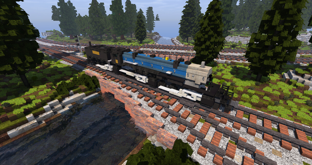 Erie Railroad Triplex Locomotive | TRS Minecraft Map