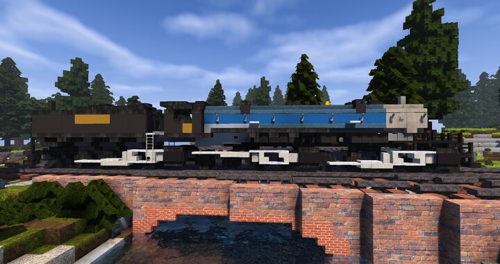 Erie Railroad Triplex Locomotive | TRS Minecraft Map