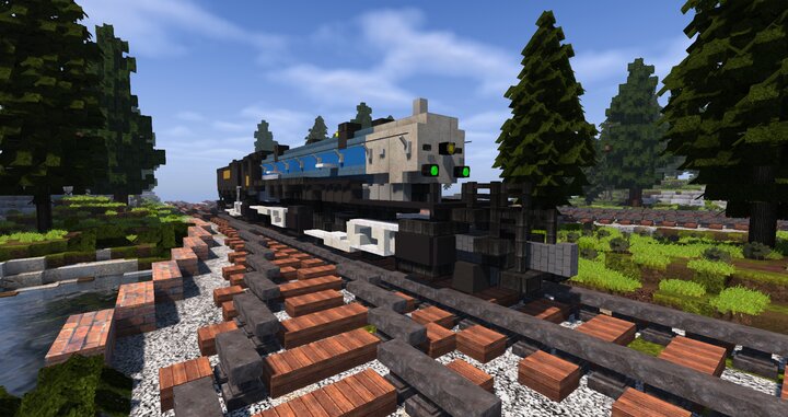 Erie Railroad Triplex Locomotive | TRS Minecraft Map